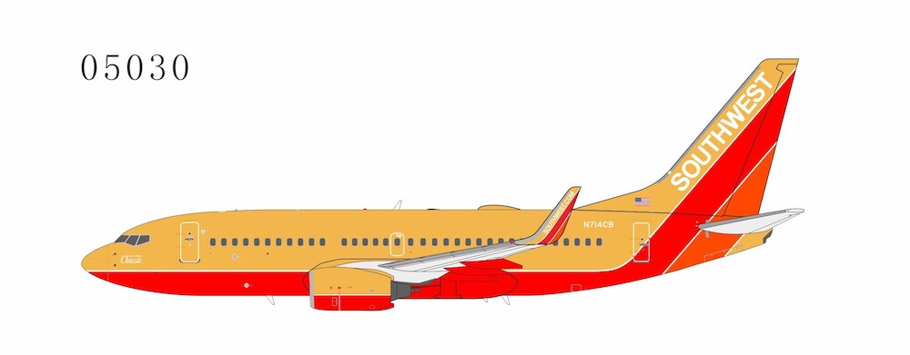 NG Models 05030 Boeing 737-700 Southwest Airlines "Desert Go