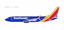 NG Models 08073 Boeing 737-800 Southwest Airlines N8657B Heart li