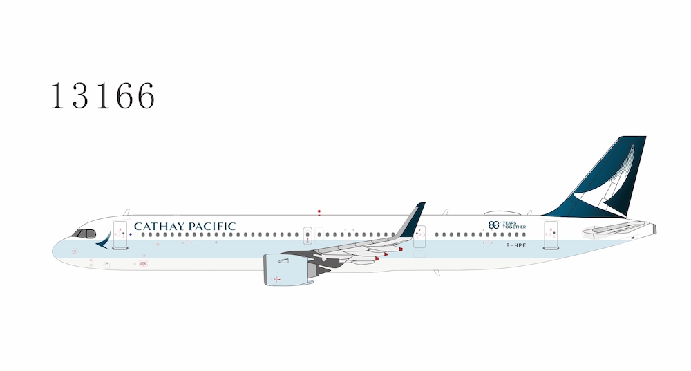 NG Models 13166 Airbus A321neo Cathay Pacific Airways B-HPE