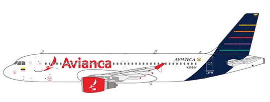 NG Models 15019 Airbus A320-200 Avianca Aviateca retro N398AV