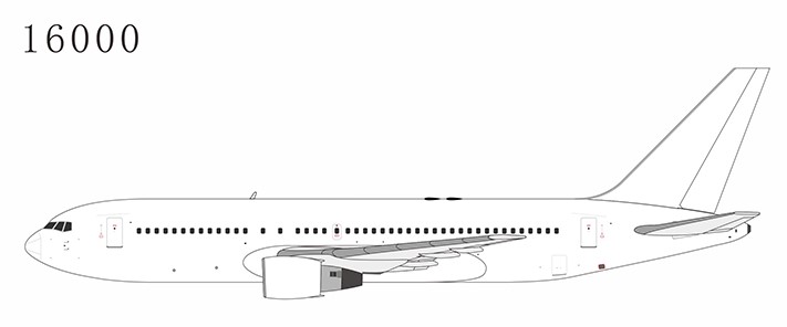 NG Models 16000 Boeing 767-200 Blank CF6 engines