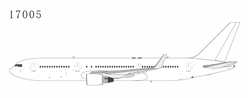 NG Models 17005 Boeing 767-300ER Blank PW4000 engines