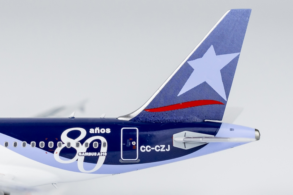 NG Models 48007 Airbus A318-100 LAN Airlines 80th anniversary CC