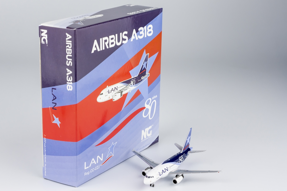 NG Models 48007 Airbus A318-100 LAN Airlines 80th anniversary CC