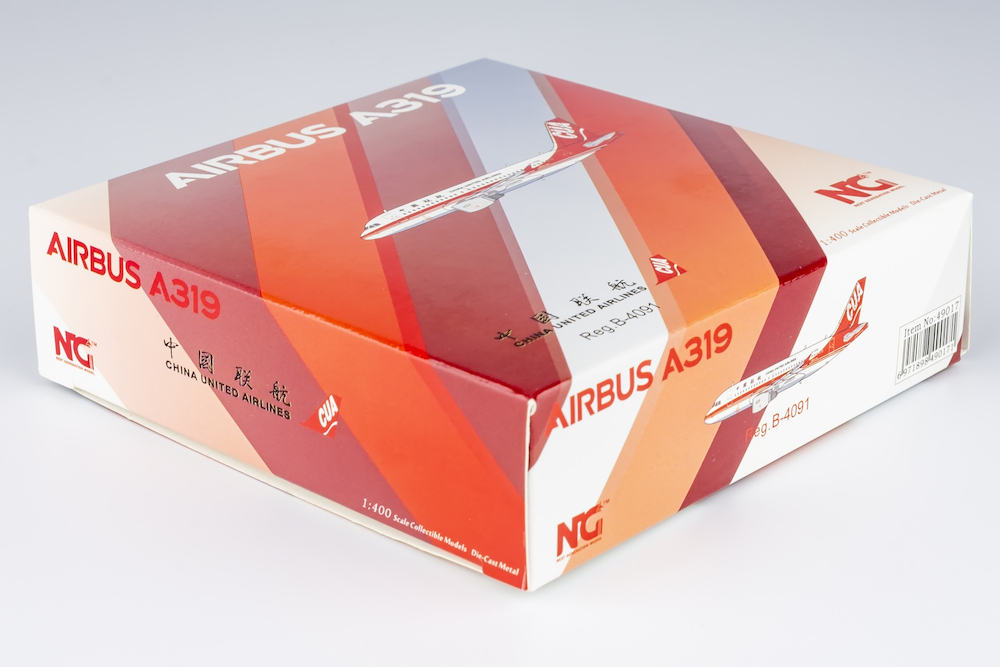 NG Models 49017 Airbus A319-100 China United Airlines B-4091