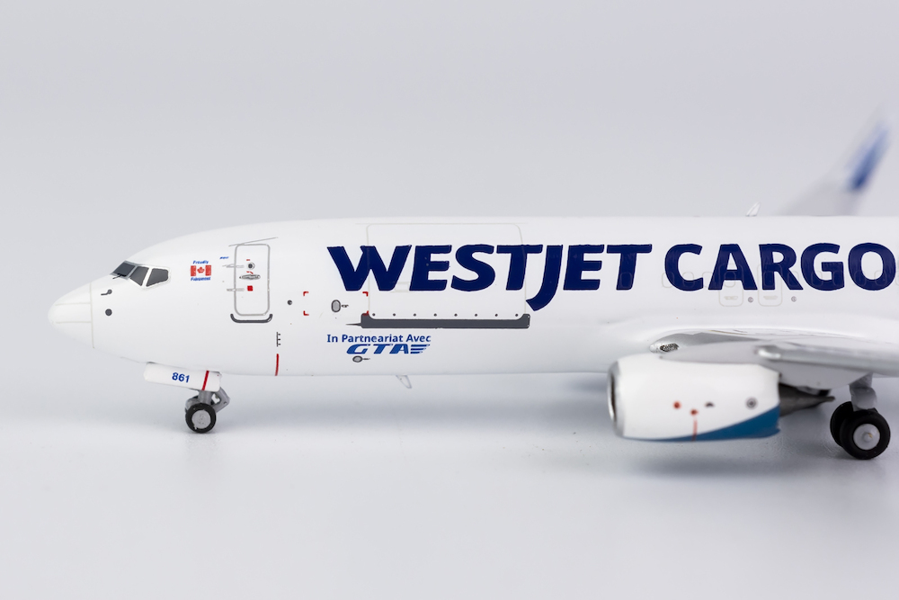 NG Models 58135 Boeing 737-800BCF Westjet Cargo C-FTWJ NG Models 58135 Boeing 737-800BCF Westjet Cargo C-FTWJ