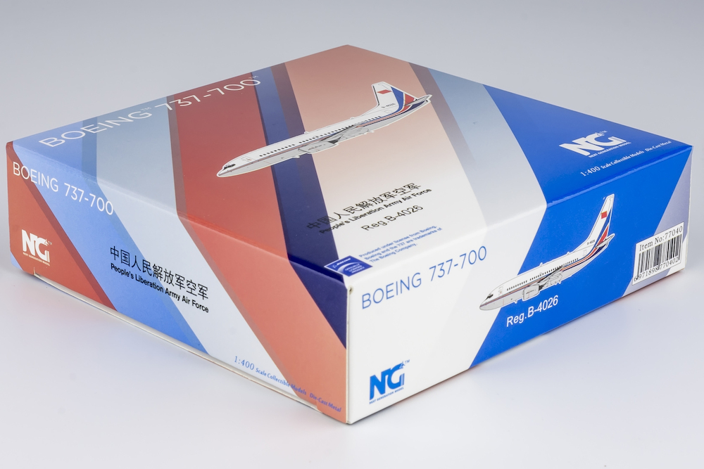 NG Models 77040 Boeing 737-700 PLA China Air Force B-4026