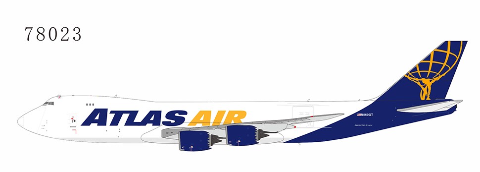 NG Models 78023 Boeing 747-8F Atlas Air N860GT