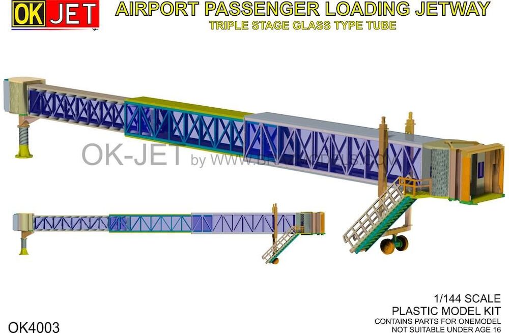 OK-JET OK-4003 Airport Terminal Passenger Loading Jetway Triple S