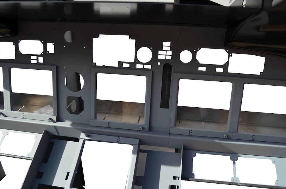 Opencockpits MIP737DUAL B737 Kit Dual seat trainer MIP frame.