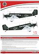 Owl Decals OWLDS72112 Junkers Ju52/3M with X-gerat (G6+KX, 13/KGz