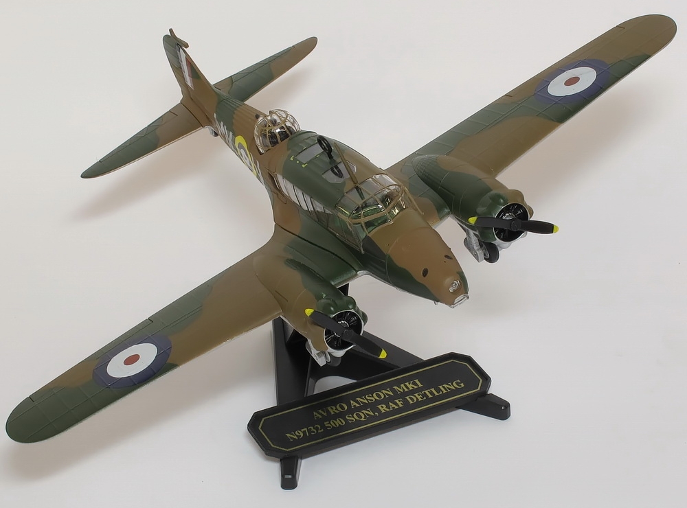 Oxford Aviation Models 72AA001 Avro Anson Mk1 500 Squadron RAF De