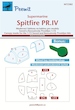 Peewit M72382 Supermarine Spitfire PRIV Canopy, Wheel and wheelwe