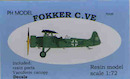 PH Models Fokker CVE (Luftwaffe) | AviationMegastore.com