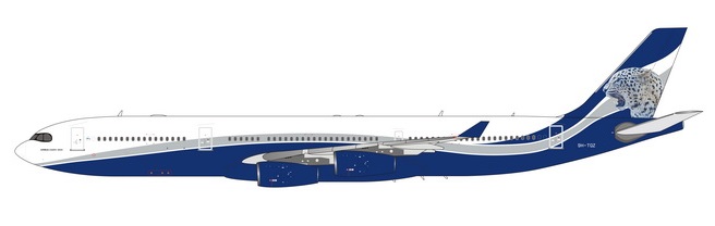 Phoenix-models 11771 Airbus A340-300 Hifly Malta 9H-TQZ