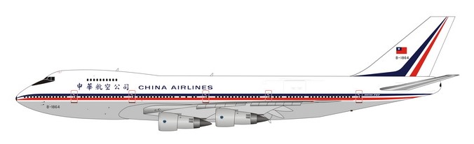 Phoenix-models 11870 Boeing 747-200 China Airlines B-1864