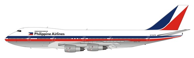 Phoenix-models 11889 Boeing 747-200 Philippine Airlines N741PR po