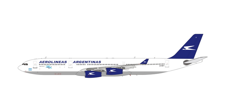 Phoenix-models 11895 Airbus A340-300 Aerolineas Argentinas LV-BIT