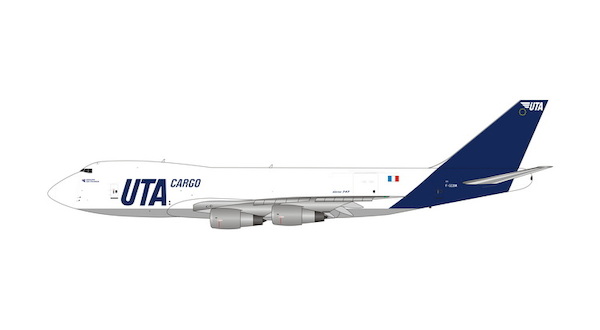 Phoenix-models 11898 Boeing 747-200 UTA Cargo F-GCBM