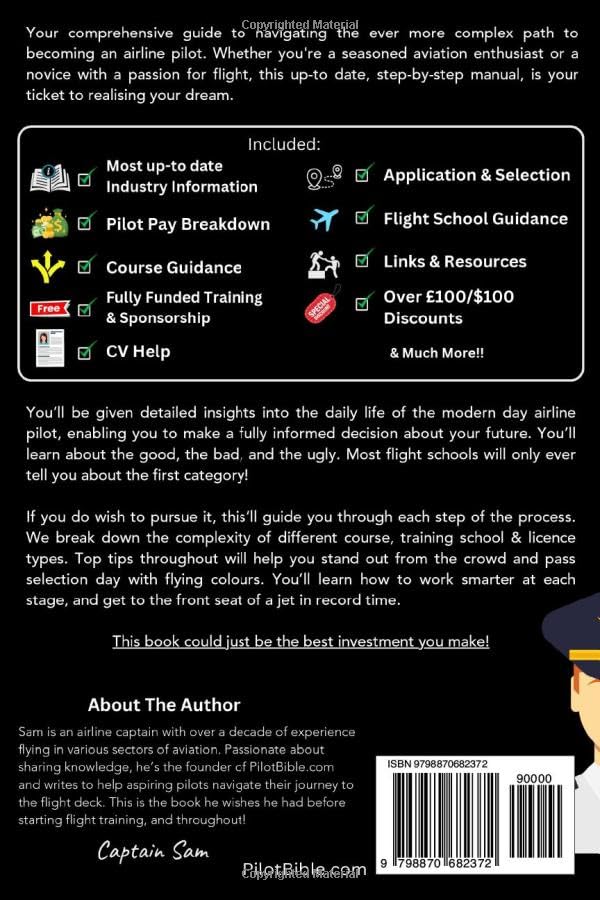 Pilot Bible 9798870682372 How To Become An Airline Pilot: The Def