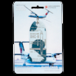 PlaneChains C-FJFM BLUE STICK Keychain made of: De Havilland DHC-