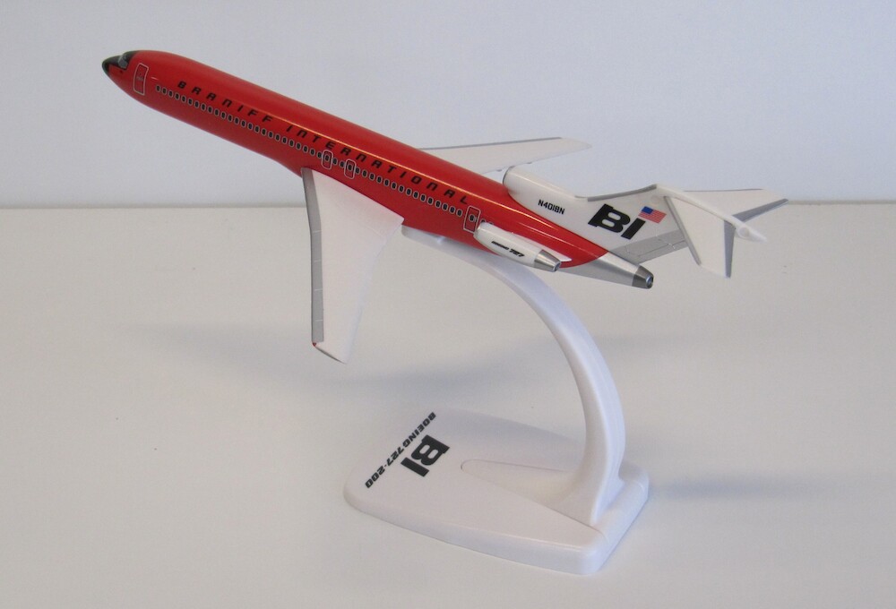 PPC 224783 Boeing 727-200 Braniff International "Solid Red&q