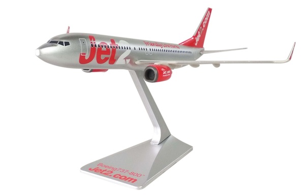 JET2 Boeing 737-800 SILVER Snap Fit Aircraft Model 1/200, 53% OFF