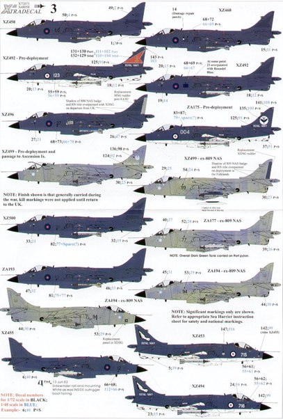 25th Anniversary Falklands war (Harrier & Sea Harrier)