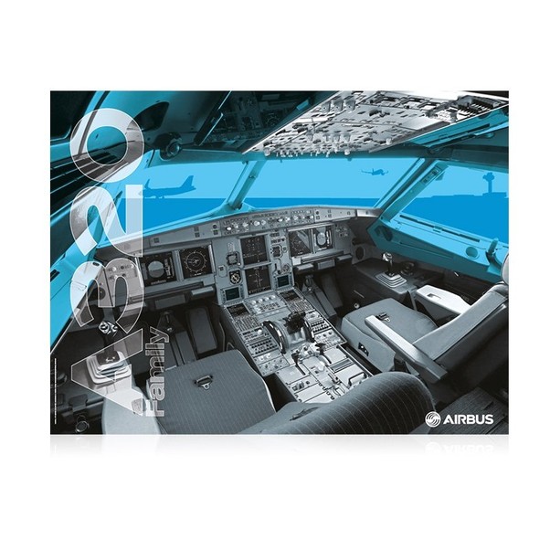 Airbus a320 cockpit poster - gradestorm
