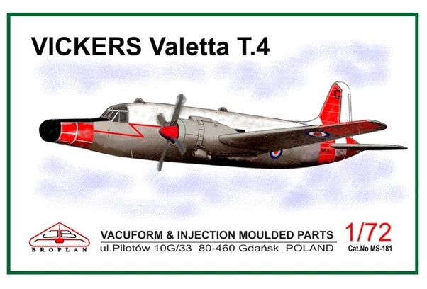 1/72 - Vickers Valetta and Viking vacuform kit by Broplan - released ...