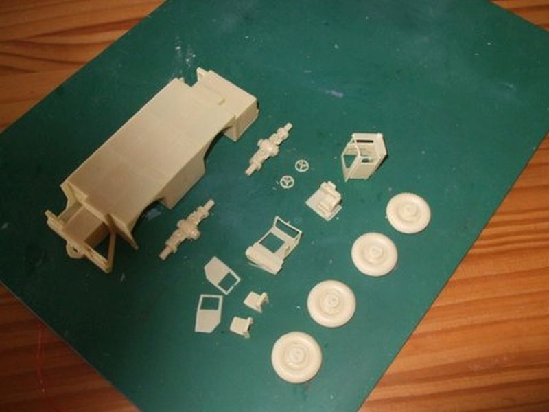 1/72 - Harvester Hough PayMover T-500S KLM Plane tug resin kit by ...