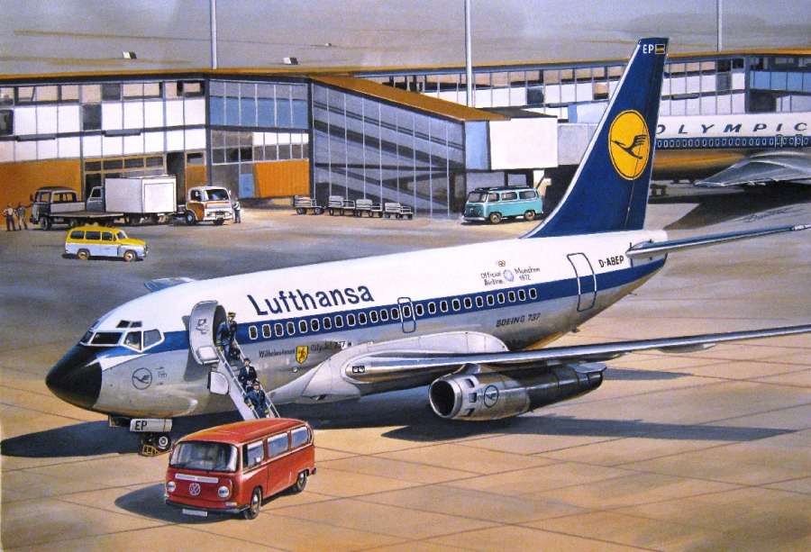 Boeing 737-100 (Lufthansa) - AviationMegastore.com