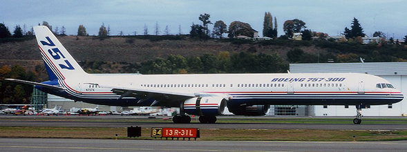 Boeing 757-300 Boeing House Color N757X With Stand