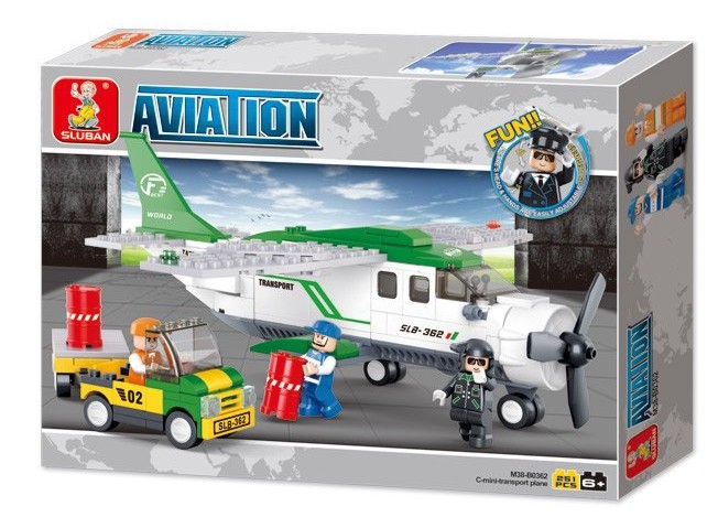Sluban Toy Cargo Plane 251 piece - AviationMegastore.com