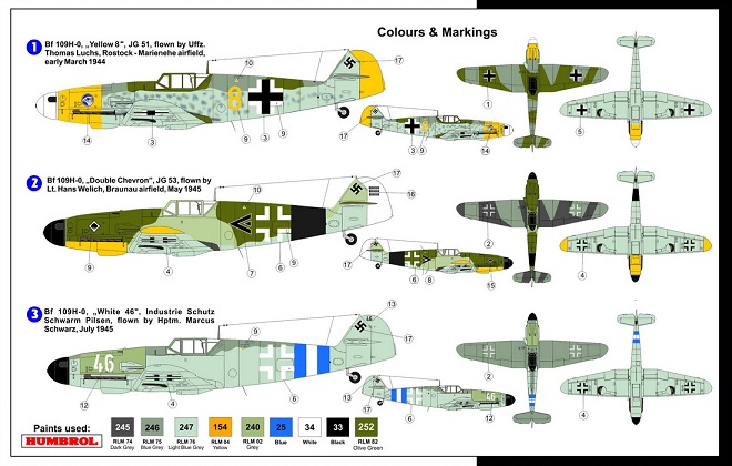 1/72 - Messerschmitt Bf.109H "Höhen Jäger" by AZmodel - released - The ...