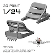 Propeller 77 prp7030 Luftwaffe Wheel Chocks Variant A with theeth
