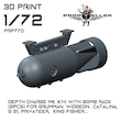 Propeller 77 prp770 Depth Charges MKXVII with Bomb Racks