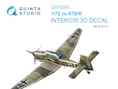 Quinta Studio QD72263 Junkers Ju87B/R Stuka Interior 3D Decal (A