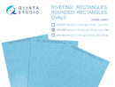 Quinta Studio QRV-048 Riveting rectangles, rounded rectangles, ov