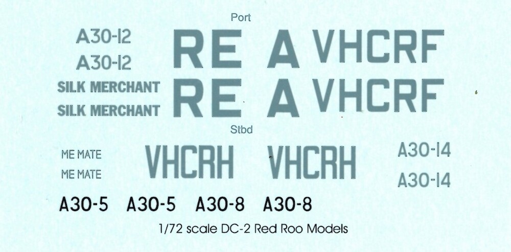 Red Roo RRD7227 DC2 (RAAF Early Camo schemes)