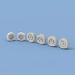 Rescue Models res144012 Heinkel He219 Wheels Set (Mark 1)