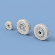 Rescue Models res144018 Mirage IIIC/E Wheels Set (Revell, Mark 1)