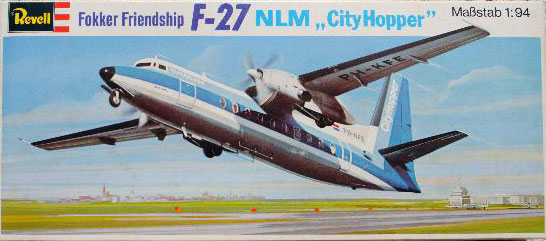 Revell H-102 Fokker Friendship F27 (NLM City Hopper'' )