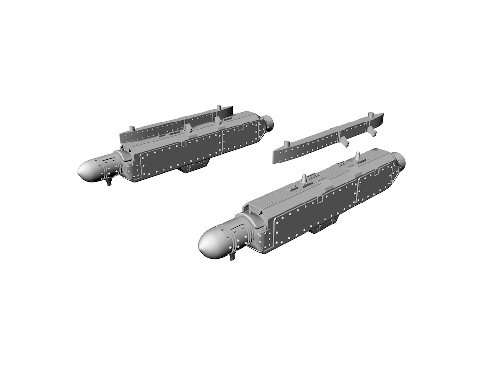 Rise 144 Models RM039 AN/ALQ131 (Shallow) ECM pod for F16 (2x)