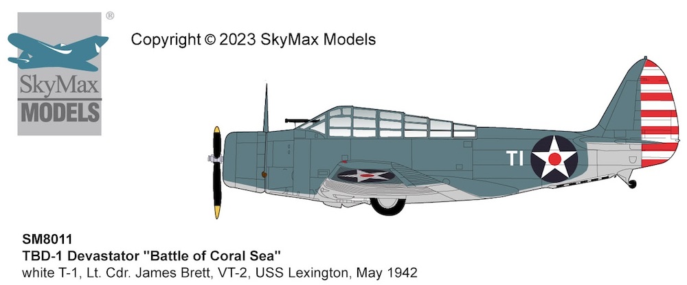 SkyMax Models SM8011 TBD1 Devastator , "Battle of Coral Sea&