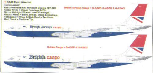 S&M models sm44-192 Boeing 757-200 (British Airways Union Jack)
