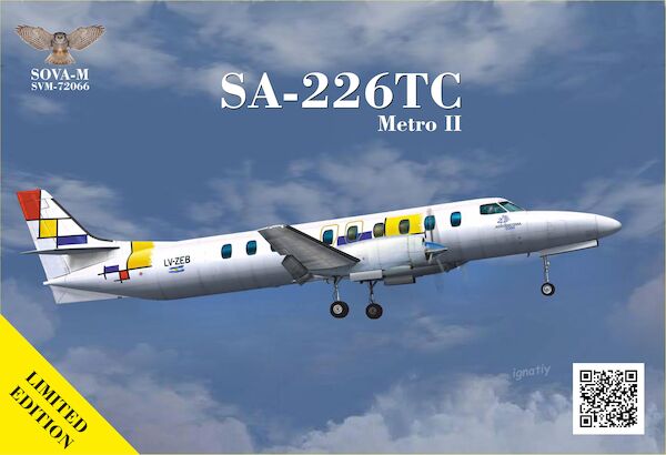 Sova Models SVM-72066 SA-226TS Metroliner II Regional airliner