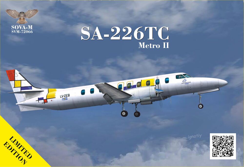 Sova Models SVM-72066 SA-226TS Metroliner II Regional airliner (E