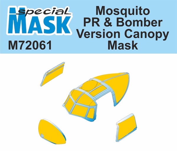 Special Hobby M72061 Mosquito PR & Bomber Version Canopy Mask