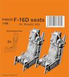 Special Hobby P48028 F-16D Seats (Kinetic)